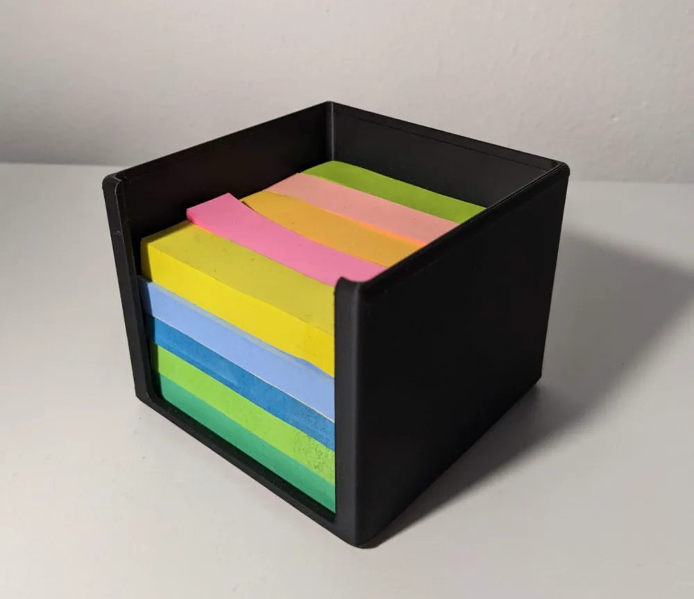 Post-it Note Holder / Container by GYMO creation MakerWorld: Download ...