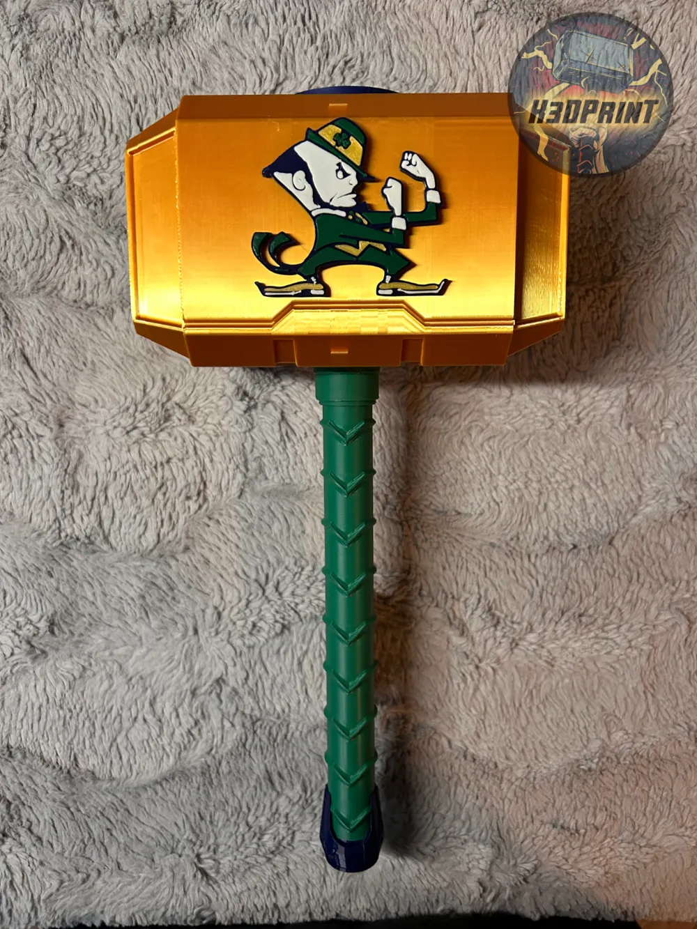 Notre Dame Fighting Irish - Thors Hammer Remixed by K3DPrint - MakerWorld