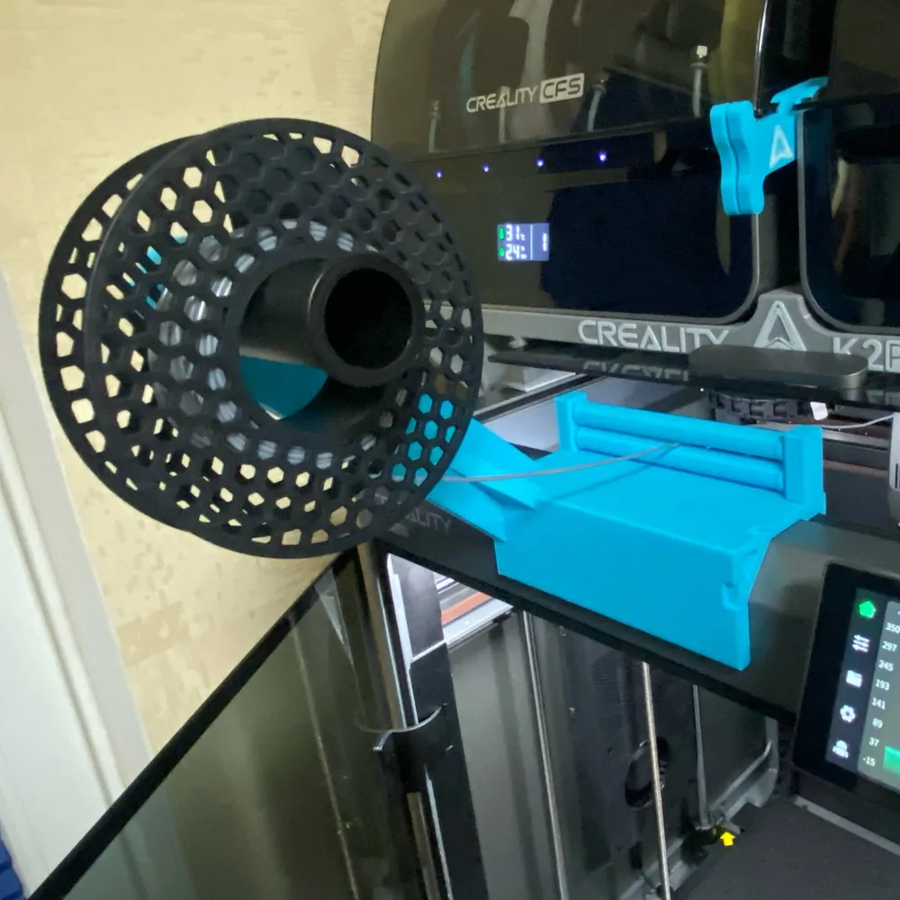 Creality K2 Plus Top Mounted Spool Holder for TPU - Free 3D Print Model ...