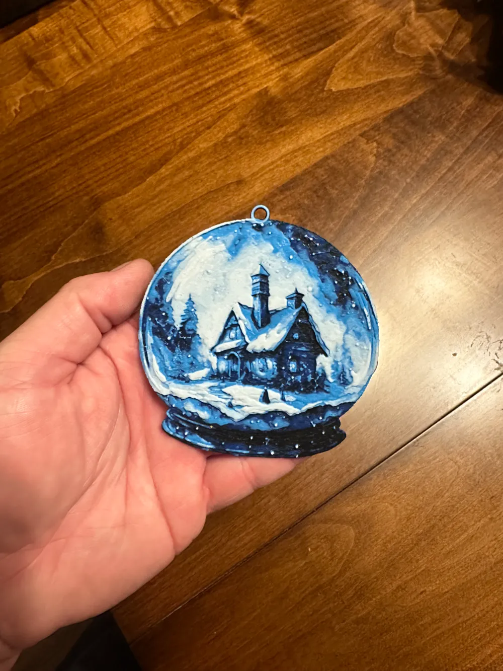 Christmas Ornament Snowglobe - Free 3D Print Model - MakerWorld