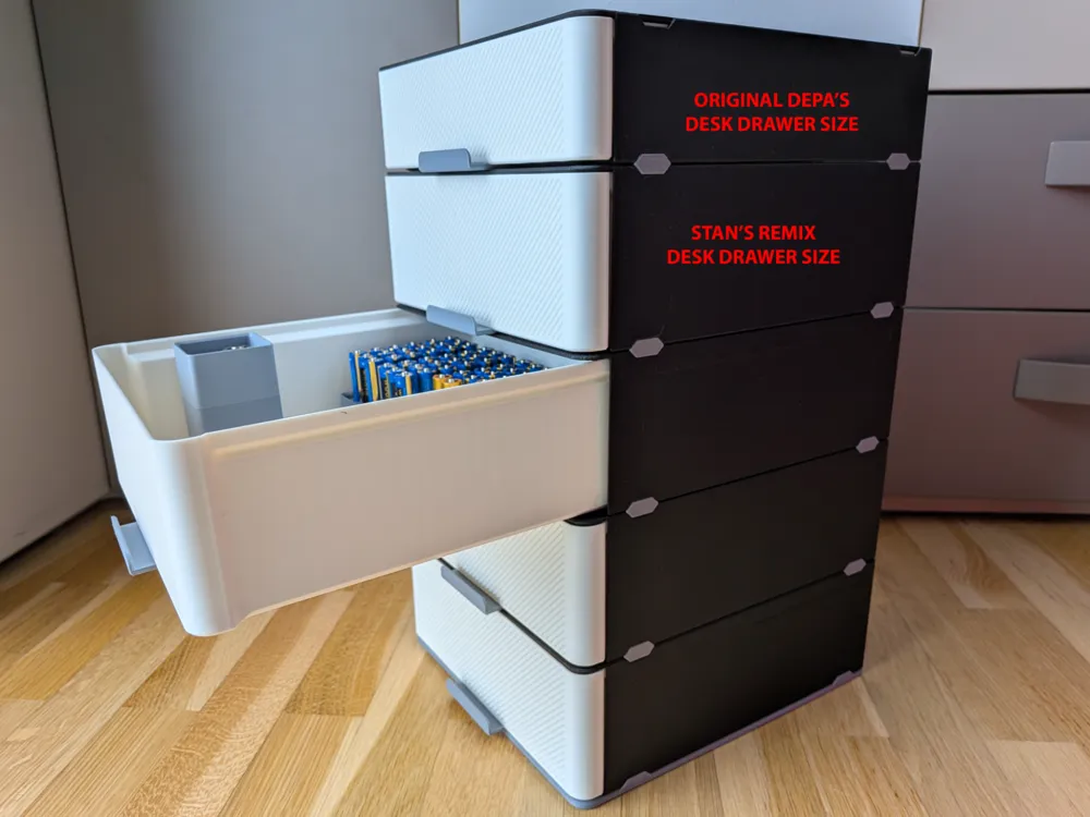 Gridfinity desk drawer - Free 3D Print Model - MakerWorld