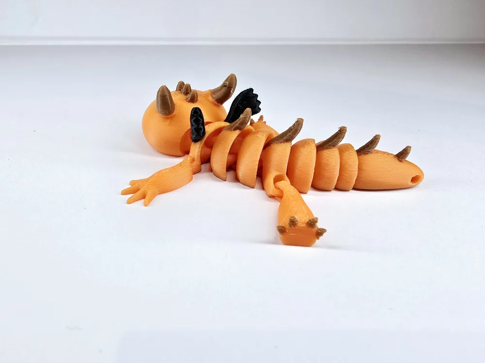 Lil Flexi Baby Dragon Keychain 3 - Suzanne by FilliFuu MakerWorld ...