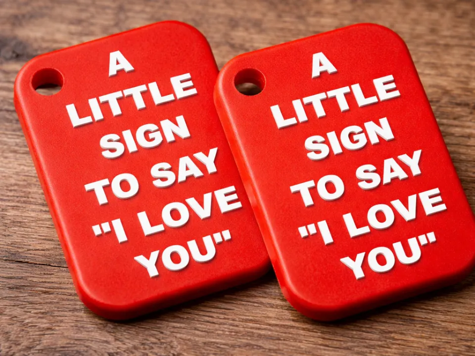 Valentine's LOVE sign - Free 3D Print Model - MakerWorld