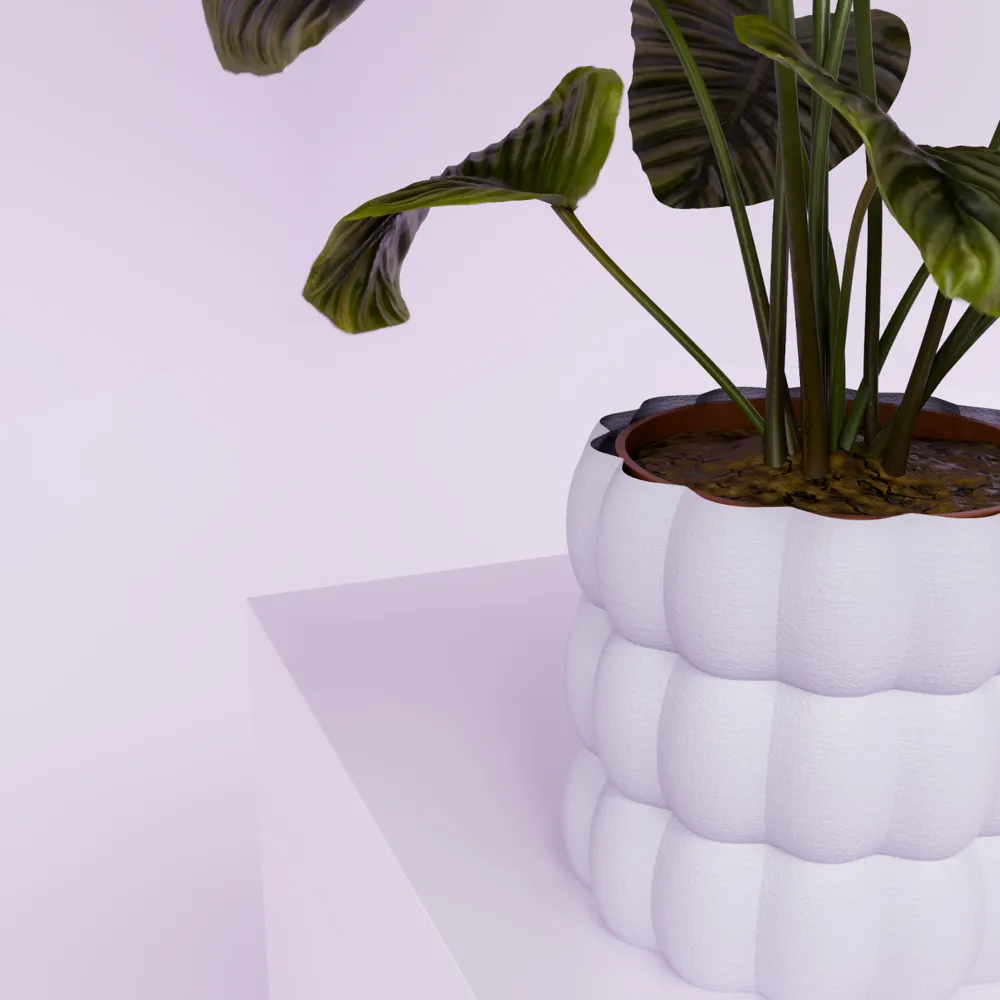 Hulla Plant Pot Vase – A Sleek & Modern Planter by BRB Project - MakerWorld