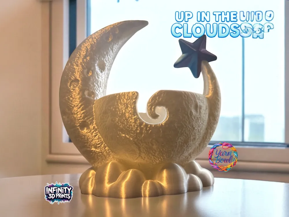 UP IN THE CLOUDS - YARN BOWL by INFINITY 3D PRINTS MakerWorld: Download Free 3D Models