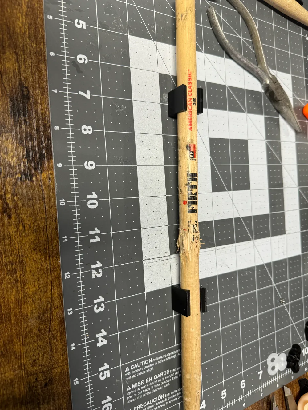 Shadowbox Drumstick Mount 5A & 2B size by xMYSTIKPRINTSx - MakerWorld