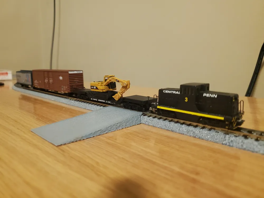 N Scale Crossing for KATO Unitrack model train - Free 3D Print Model ...