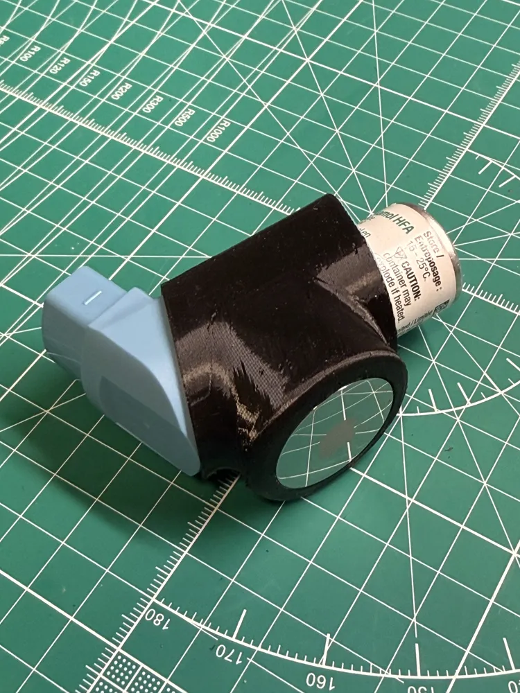 Asthma puffer air tag case - Free 3D Print Model - MakerWorld