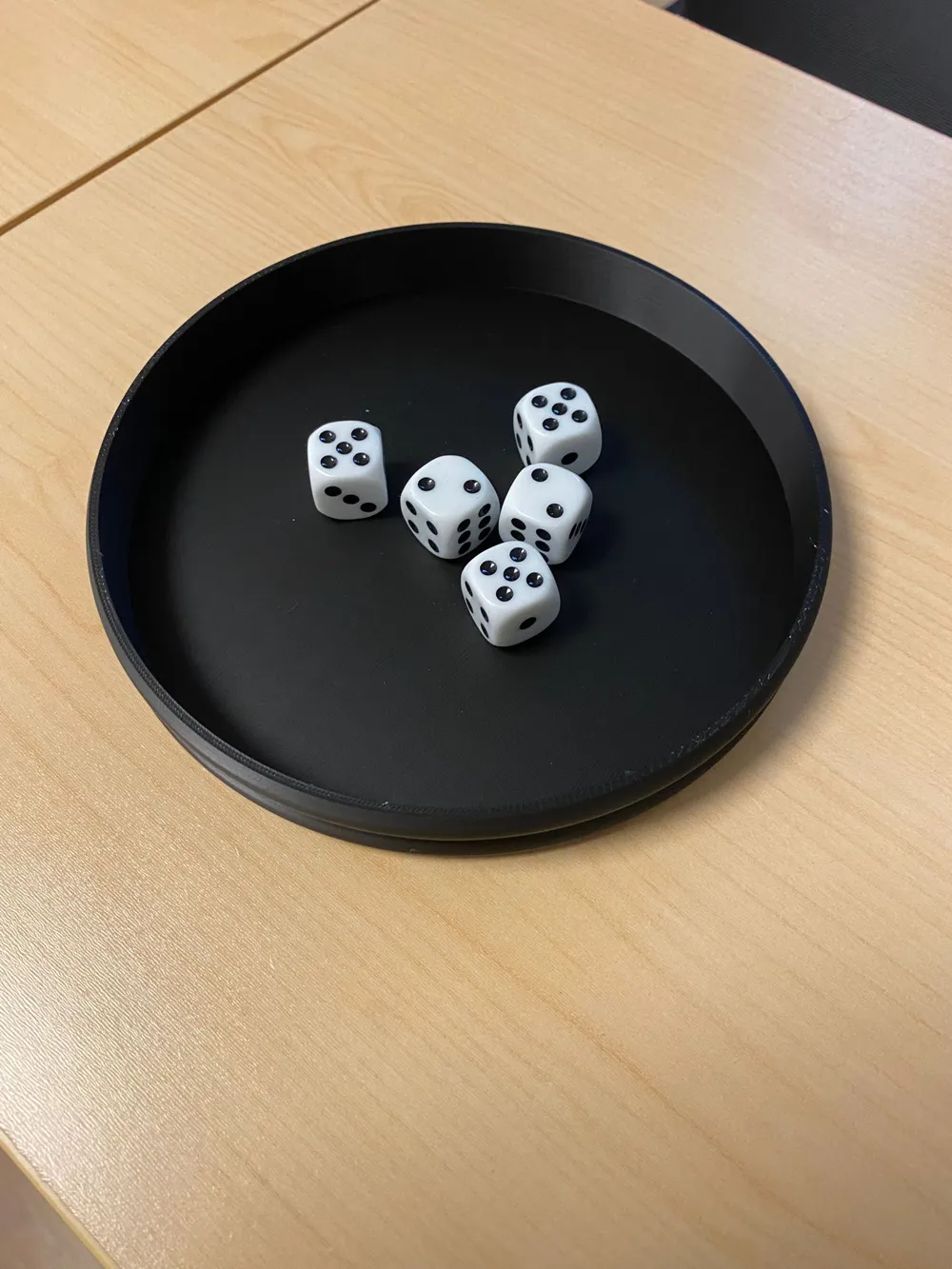 Modern Round Dice Tray | Dual-Curve Design - Free 3D Print Model ...
