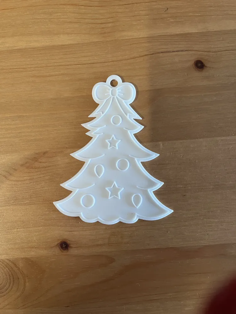 Christmas tree decoration colouring sheets - Free 3D Print Model ...