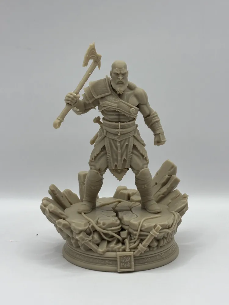 Kratos: God of War - Épico Modelo 3D Imprimível! - Modelo gratuito para ...