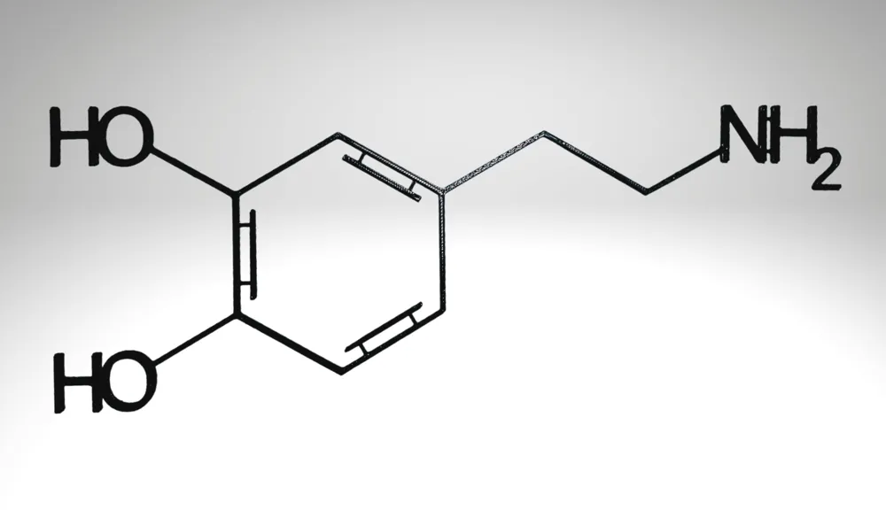 Dopamine molecule structure by NijsDesigns - MakerWorld