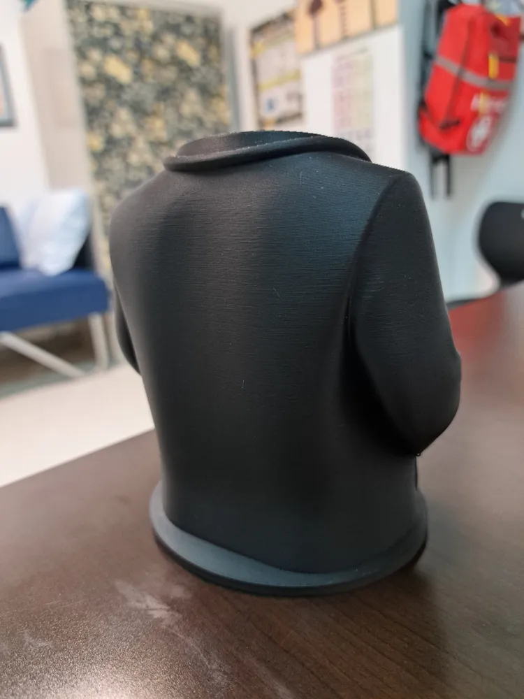 Healthcare Professional Penholder (Male Lab Coat) - Free 3D Print Model ...