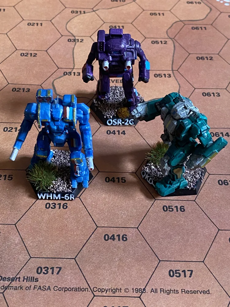 BattleTech 3025 Named Heavy Mech Hex Bases by zzv347 MakerWorld ...