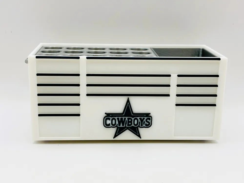 Dallas Cowboys football desk toolbox organizer NFL - Free 3D Print ...