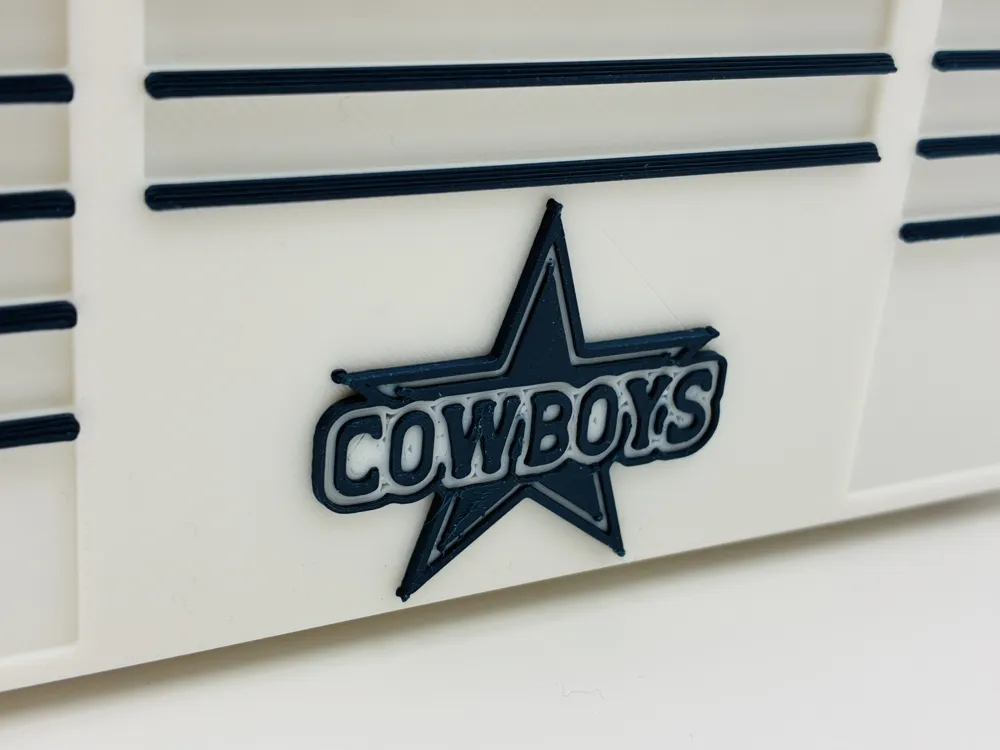 Dallas Cowboys football desk toolbox organizer NFL - Free 3D Print ...