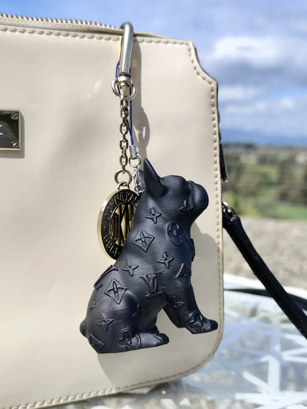 LV-Inspired Frenchie Keychain & Bag Charm by MY LIGHT MakerWorld ...