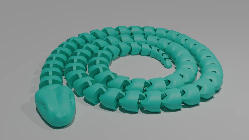 very long articulated snake by Maty505 - MakerWorld