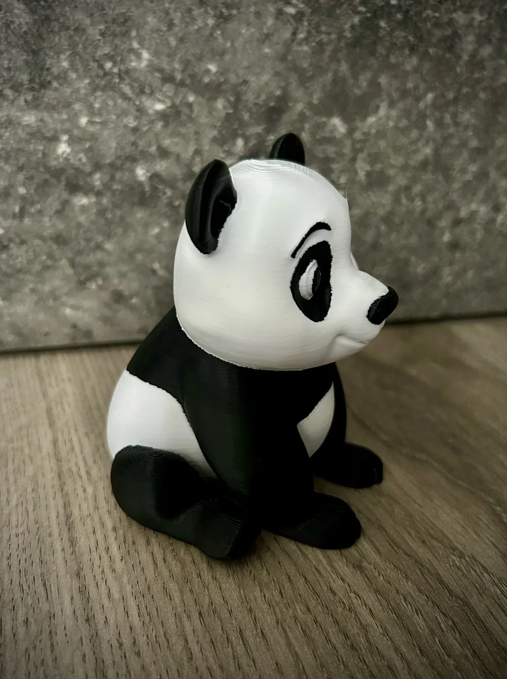 Panda Happy Cute Toy Figurine AMS Animal by WholeAnimal MakerWorld ...