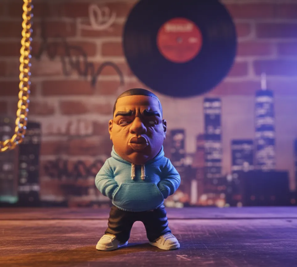 Biggie Smalls Miniature - Free 3D Print Model - MakerWorld