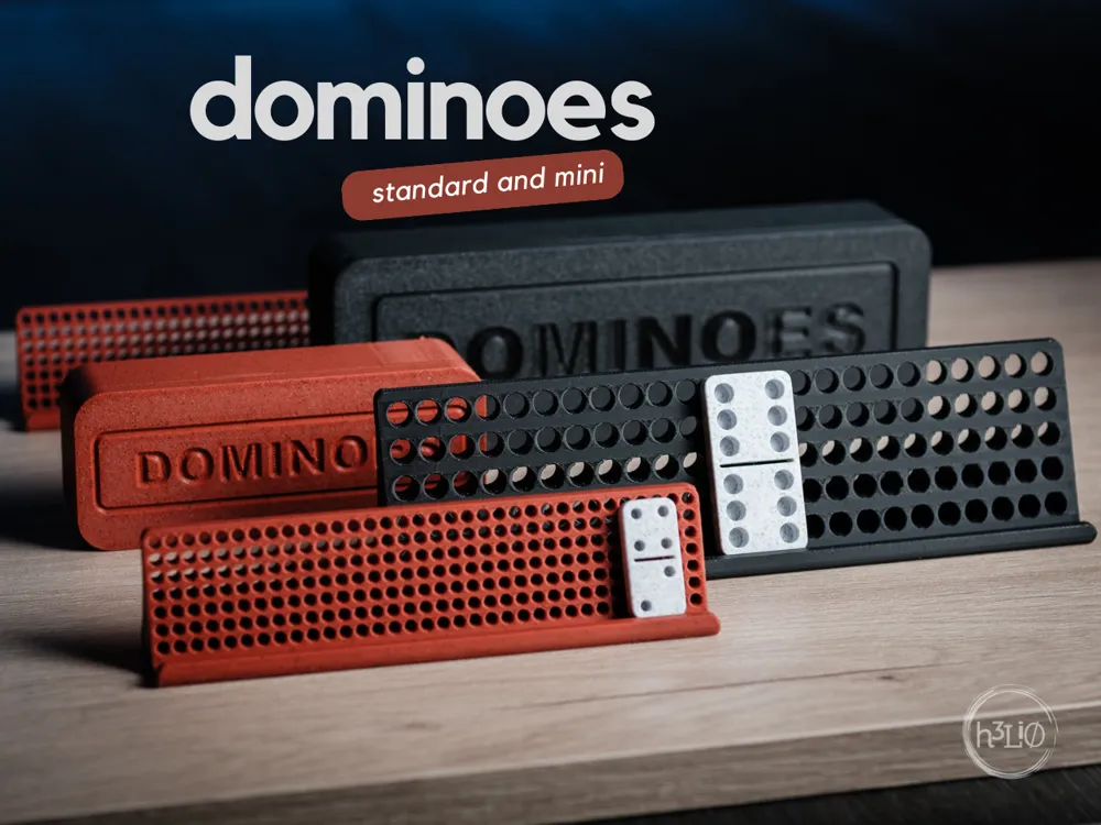 dominoes · standard and mini - Free 3D Print Model - MakerWorld