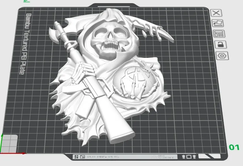 SOA Sons of Anarchy Grim Reaper by JPPrinting MakerWorld: Download Free ...