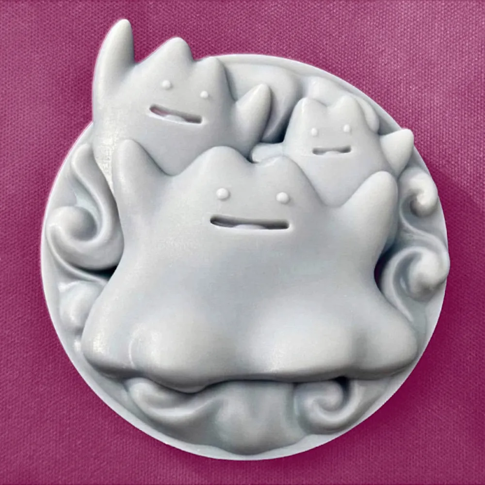 Ditto Pokemon Fridge Magnet or Wall Decoration by ABC3D - MakerWorld