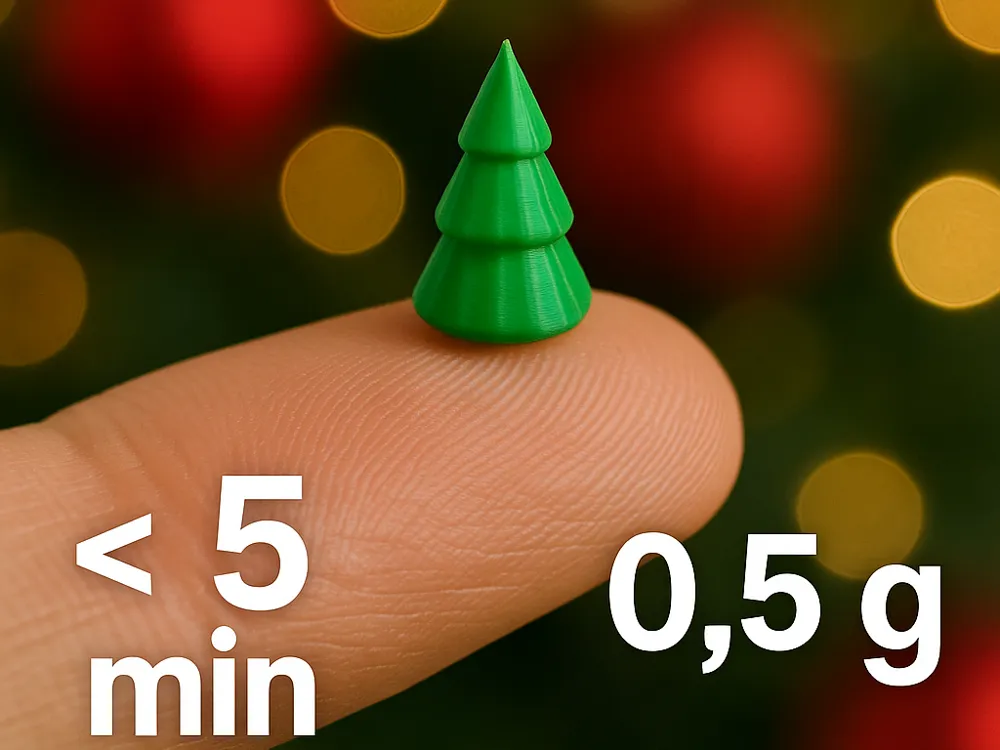 Micro Christmas Tree - Free 3D Print Model - MakerWorld