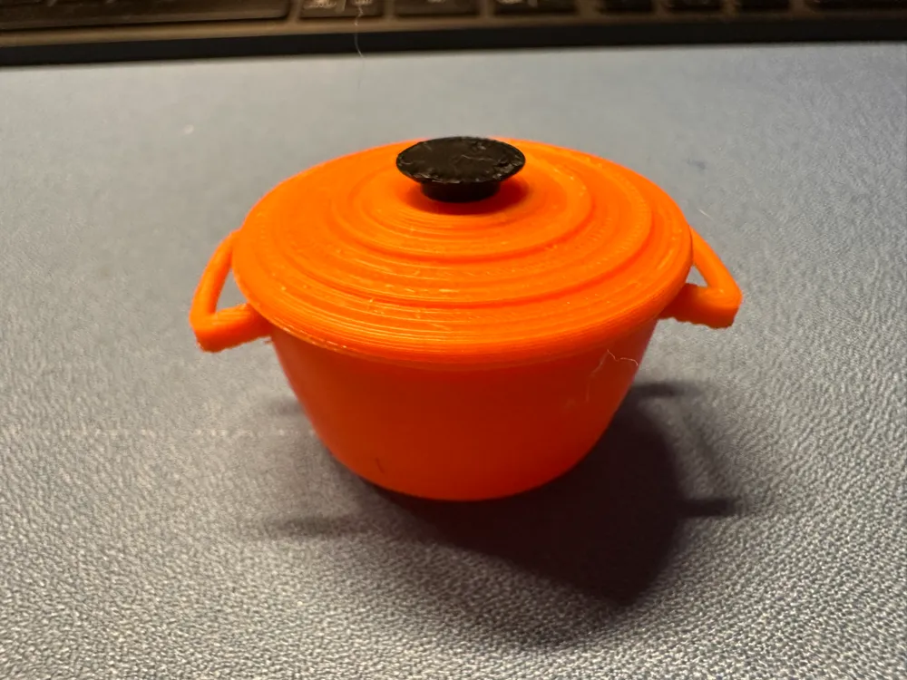 Miniature Cast Iron Pot - Free 3D Print Model - MakerWorld