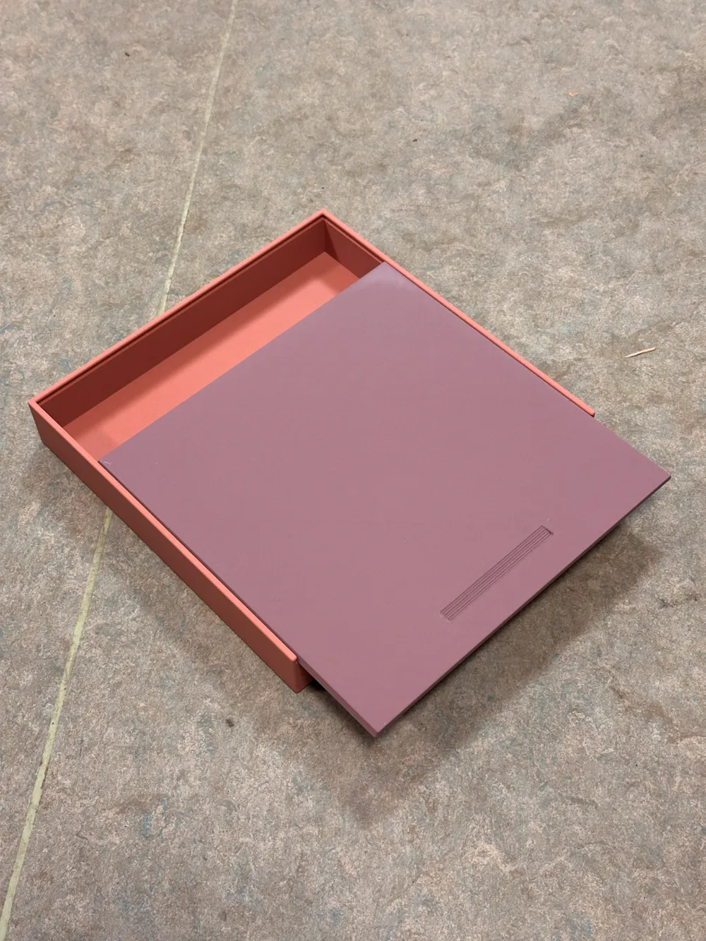 Sliding Lid Box 20 x 20 x 2,6 cm (internal) by Kiki MakerWorld ...