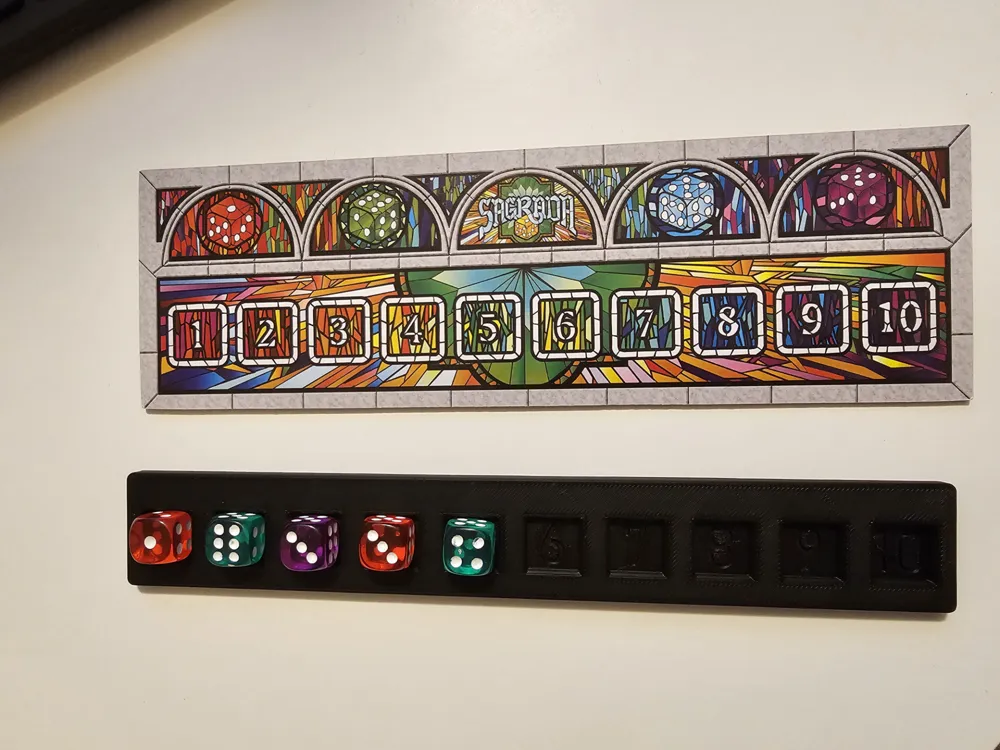 Round Tracker (for Sagrada the Boardgame) by k - MakerWorld