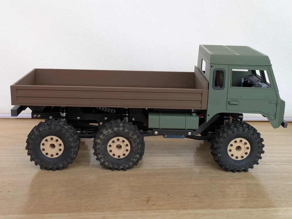 TRX4M 6x6 - Body, Chassis & Skid - Free 3D Print Model - MakerWorld