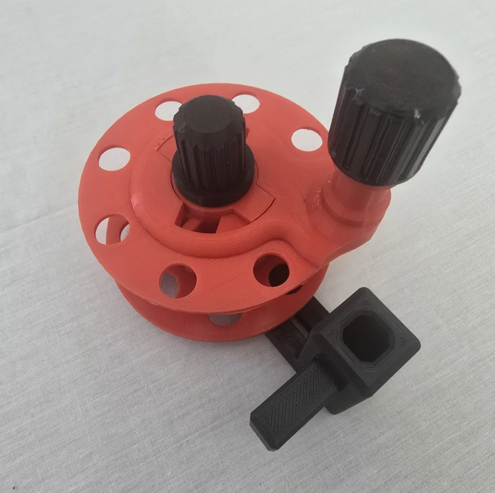 Fishing Reel Spooler/Despooler by Ryan Kocourek MakerWorld: Download ...