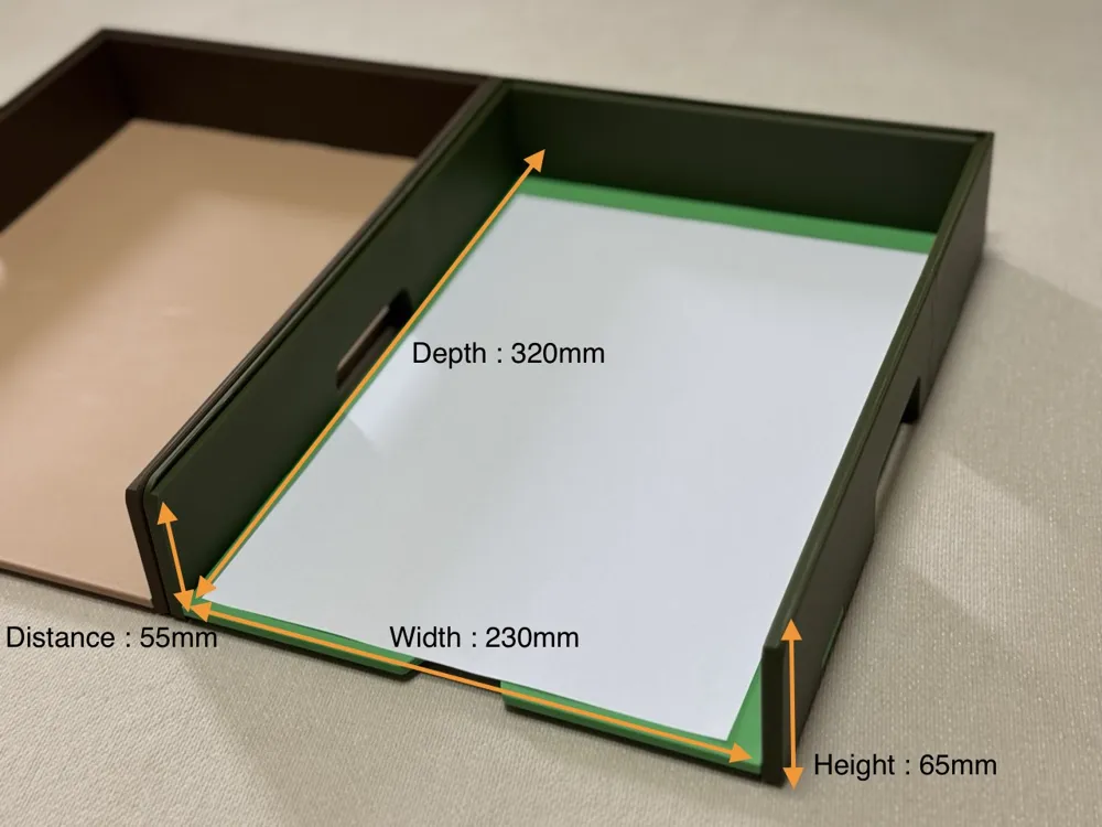 Stackable Full-size Paper Tray by godrm-3po MakerWorld: Download Free ...