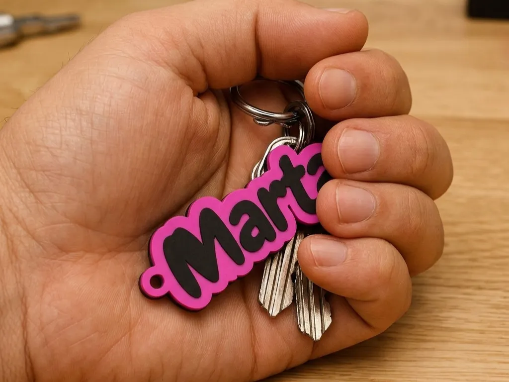 Marta Name Keychain - Free 3D Print Model - MakerWorld