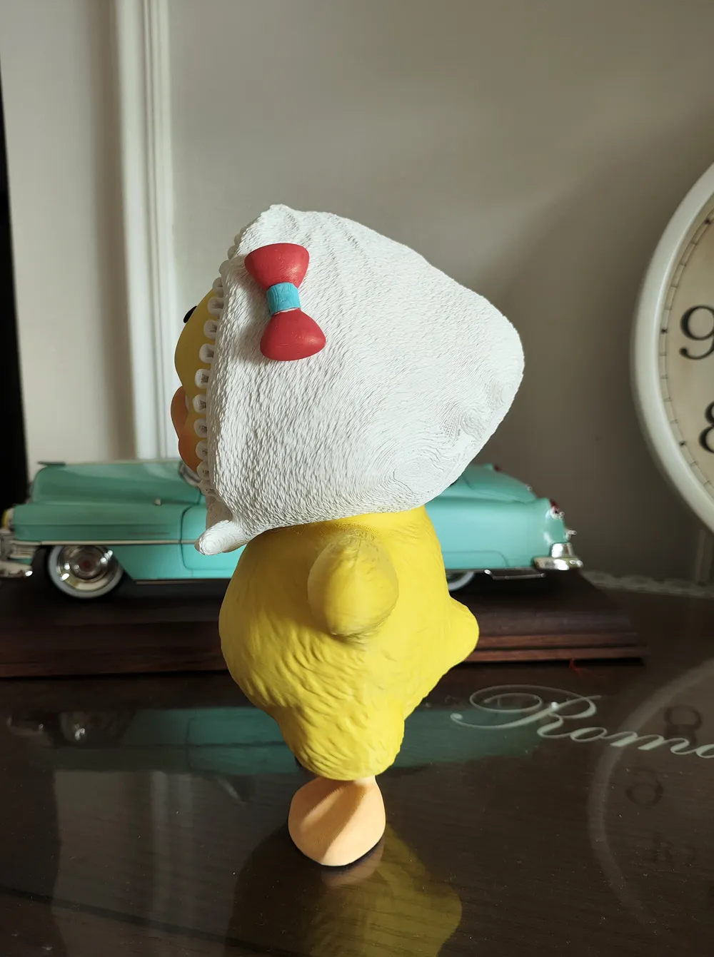 Annoying Duck Figurine Model Cute Pouting Duck Little Yellow Duck Plush ...