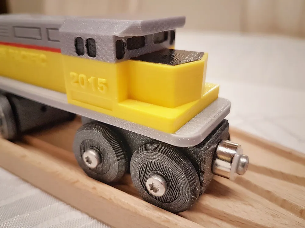 Toy Train Union Pacific BRIO / IKEA compatible by technerd - MakerWorld