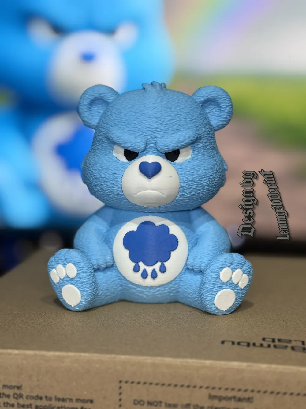 The Blue - Little Grumpy Bear by Lemmy3DPrint MakerWorld: Download Free 3D Models