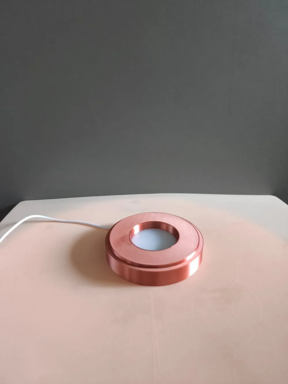 Round Lithophane Base for Bambu LED Lamp Kit 001 - Free 3D Print Model ...