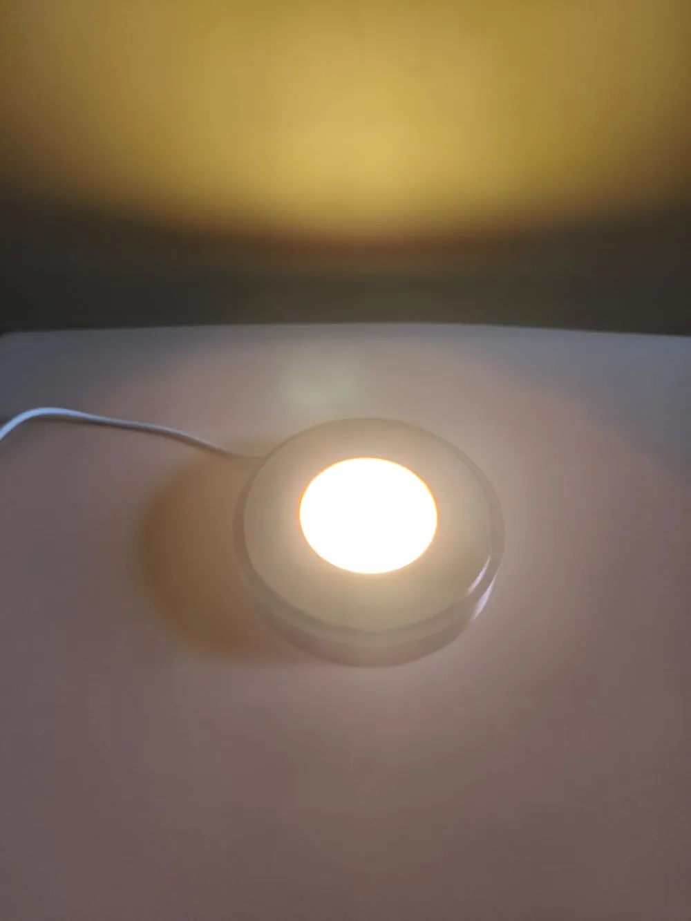 Round Lithophane Base for Bambu LED Lamp Kit 001 - Free 3D Print Model ...