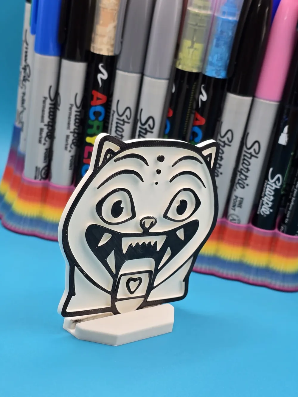 Derpy Tiger Love Coloring Kpop Demon Hunter - Free 3D Print Model ...