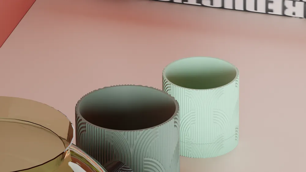Plant Pot with Integrated Drip Tray. Nice Planter by Abstractia Design ...