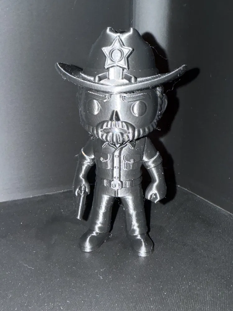 Rick Grimes The Walking Dead - Free 3D Print Model - MakerWorld