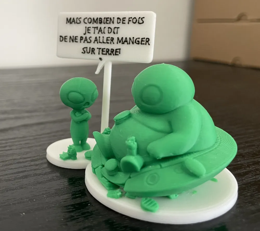 Alien Gourmand – Saucer Crash - Free 3D Print Model - MakerWorld