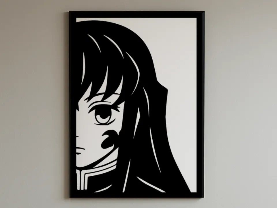 Muichiro Tokito Wall Art by sballo MakerWorld: Download Free 3D Models