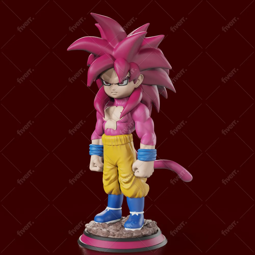 SSJ4 Goku Kid Dragon Ball Daima (by Jawas Junkyard by jawasjunkyard ...