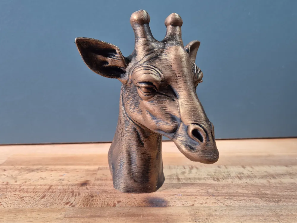 Giraffe Bust Model by Mr.Jay MakerWorld: Download Free 3D Models