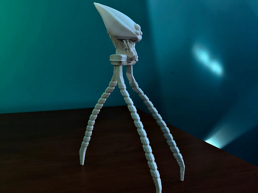 Martian Tripod Walker Modular Robot No Glue Free 3d Print Model