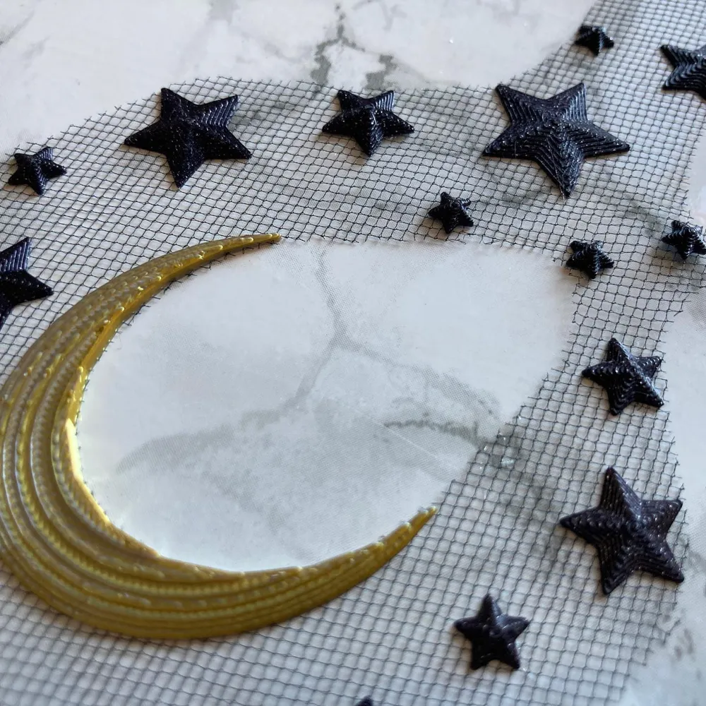 Floating Moon and Stars Masquerade Mask by PenolopyBulnick - MakerWorld