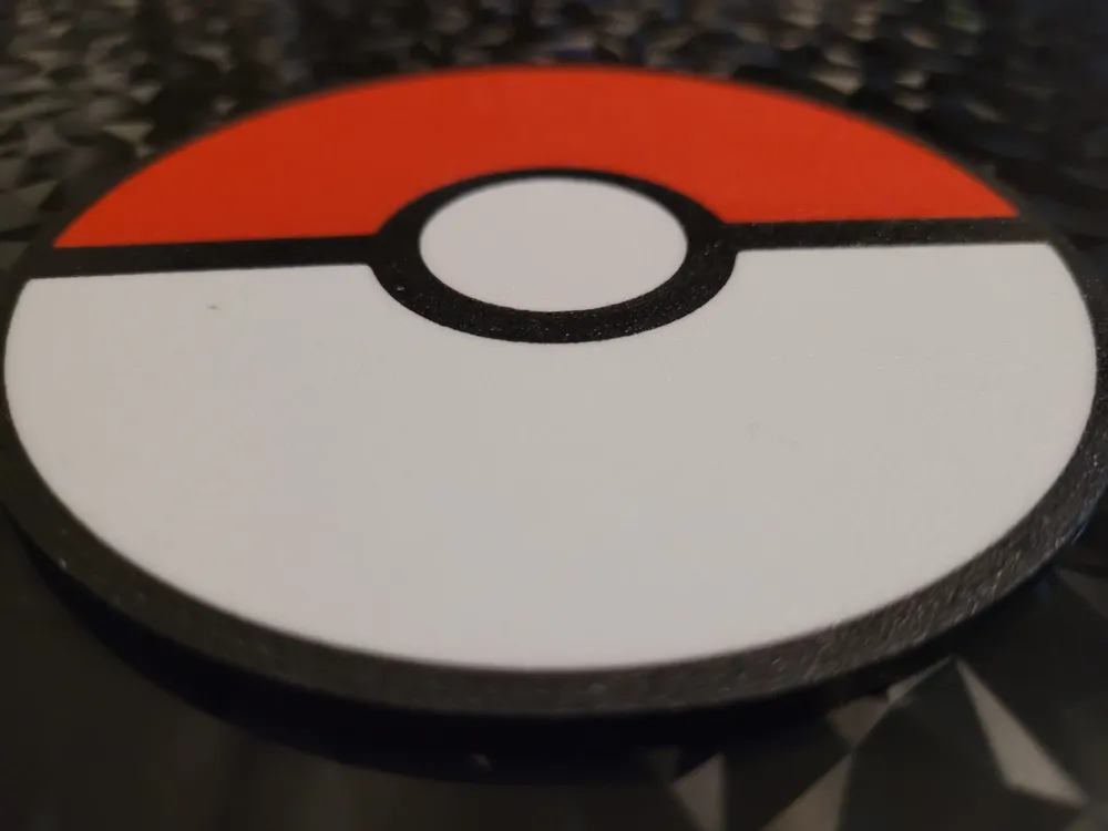 Pokemon (Pokeball) Coaster by Mr.Timo - MakerWorld